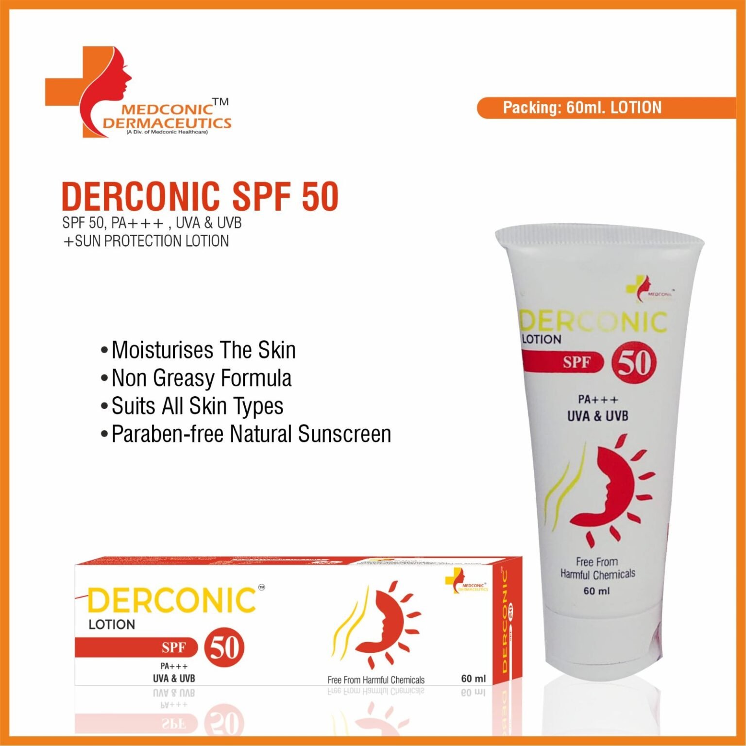 DERCONIC SPF 50 - Medconic Dermaceutics