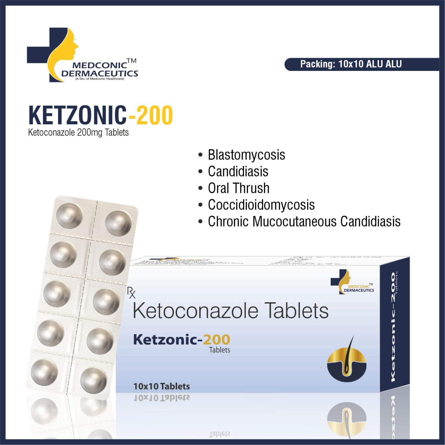 KETZONIC 200 TAB - Medconic Dermaceutics