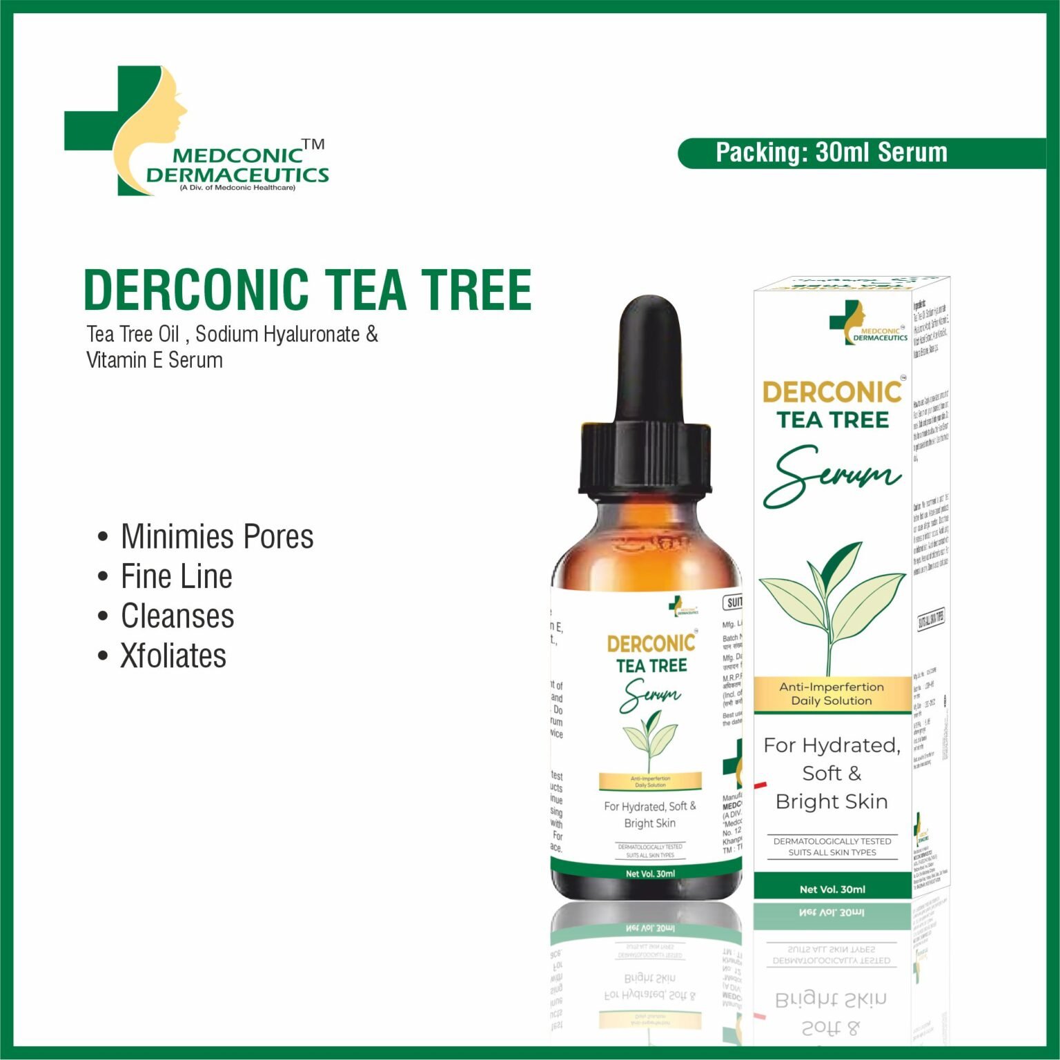 DERCONIC TEA TREE SERUM - Medconic Dermaceutics